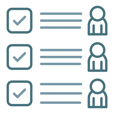 Attendance Line Two Color Icon 16868691 Vector Art At Vecteezy