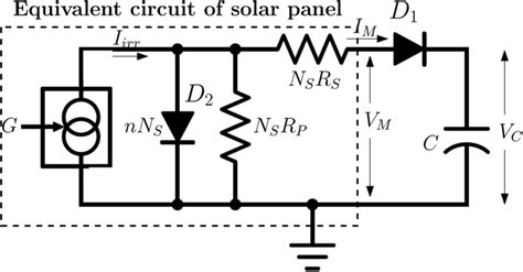 Circuit For Charging A Supercapacitor Using A Solar Panel Download Scientific Diagram