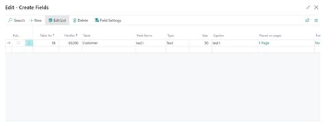 simple object designer create new fields