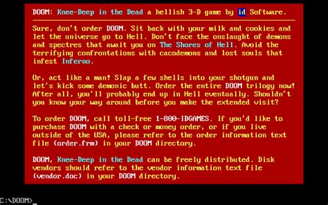 Who Remembers This Doom Message Rvideogames