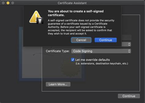 Code Signing For The Concerned 2 Creating A Personal Certificate The