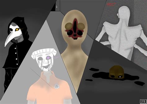 The Big 5 Scp Foundation Art Print Cosplayph