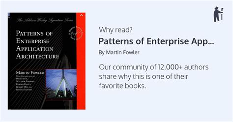 Why Read Patterns Of Enterprise Application Architecture