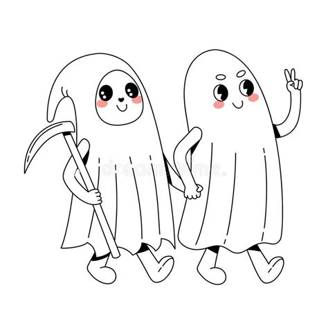 Ghosts Holding Hands Stock Illustrations 77 Ghosts Holding Hands