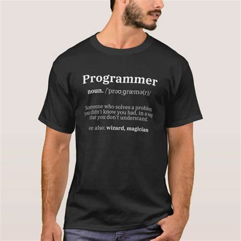 Definition Programmer Meaning Computer Science Cod T Shirt Zazzle In 2024 T Shirt Shirts