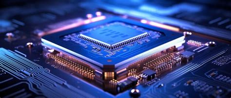 Premium Ai Image Server Central Integrated Microchip Circuit Board