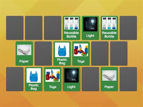 Reuse Reduce And Recycle Matching Pairs