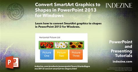 Convert SmartArt Graphics To Shapes In PowerPoint 2013 For Windows