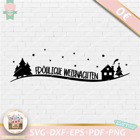 Plotterdatei Fröhliche Weihnachten 0€ Datei Svg Png Dxf