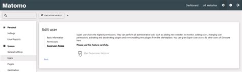 Create A User In Matomo Analytics Inmotion Hosting