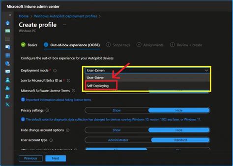 🎆self Deployment Mode For Autopilot Deployment Profiles Lnkd