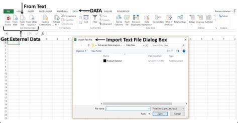 Advanced Data Analysis Importing Data Into Excel