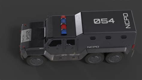Police Apc 3d Model Cgtrader
