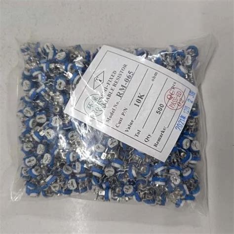 Smd Rm065 Potentiometer Variable Resistor For Electronics Appliances 220v At ₹ 800 Piece In Mumbai