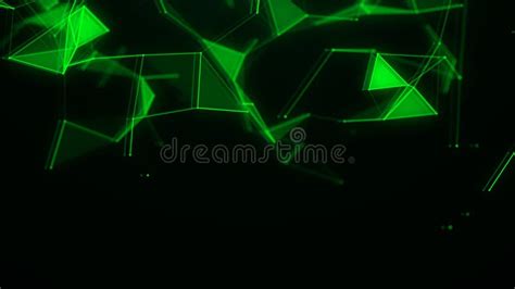 Business Futuristic Backdrop Network Connection Glitch Structure Cyberspace With Moving