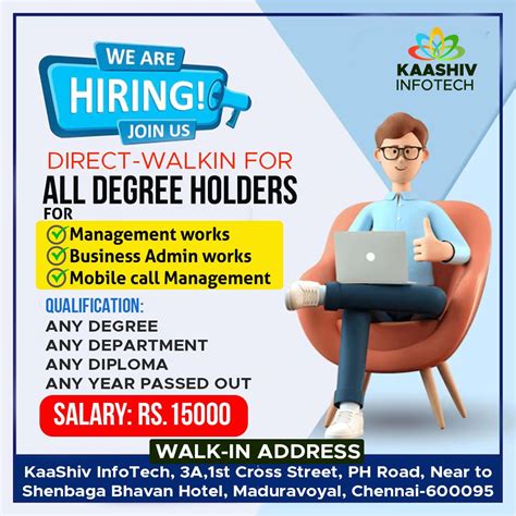 Kaashiv Infotech On Linkedin Jobopenings2024 Walkin Itjobs Kaashivinfotech