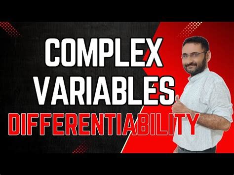 Free Video Complex Variables Differentiability Problems From Gautam