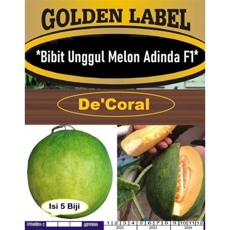 Jual Bibit Unggul Melon Adinda F1 Benih Melon Adinda F1 Melon Adinda F1