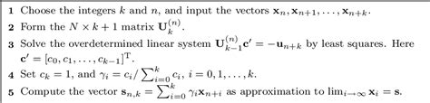 Table 1 From Fast Multidimensional Scaling Using Vector Extrapolation