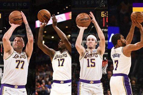 Nba Lakers Set 3 Pointer Franchise Record In Victory Vs Thunder