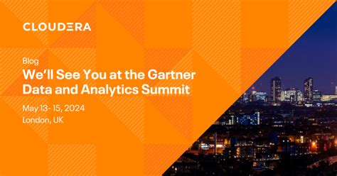 Well See You At The Gartner Data And Analytics Summit Blog Cloudera
