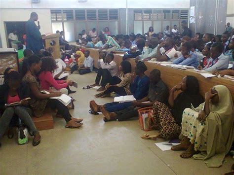 Sad Lecture Room 184 At The University Of Jospic Education Nigeria