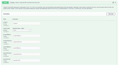 Support Parent Project When Submitting The BOM Issue 549 CycloneDX
