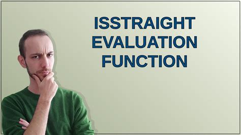 Codereview Isstraight Evaluation Function Youtube