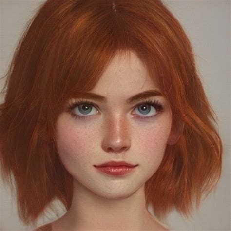 Artbreeder Short Red Hair Short Hair Styles Ginger Hair