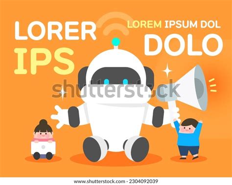 Ai Chatbot Machine Shopping Template Stock Vector Royalty Free