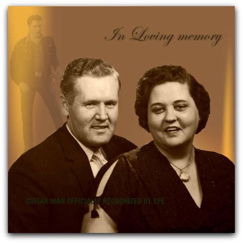 Vernon And Gladys Presley Elvis Presley Pictures Elvis Presley