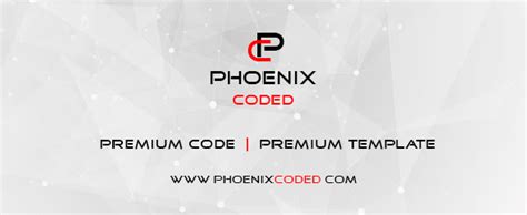 Phoenixcoded S Profile On ThemeForest