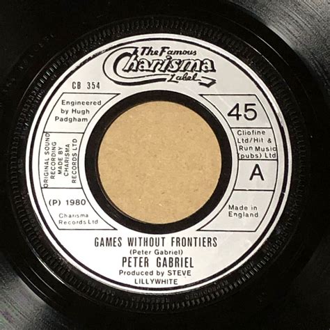 Yahooオークション Games Without Frontiers Uk Orig 7 Single