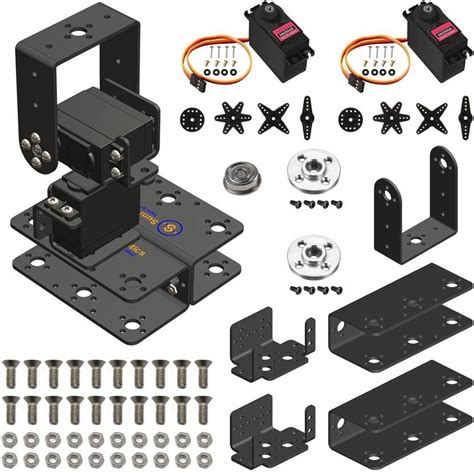 Sunrobotics Aluminium Alloy Based 4dof Robotic Arm Diy Kit Metal Gripper Pot Controlled
