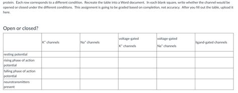 Solved Protein Each Row Corresponds To A Different