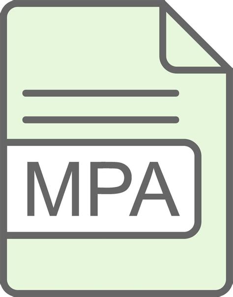 MPA File Format Fillay Icon Design 43608926 Vector Art At Vecteezy