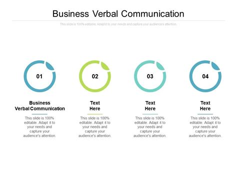 Business Verbal Communication Ppt Powerpoint Presentation Pictures Objects Cpb