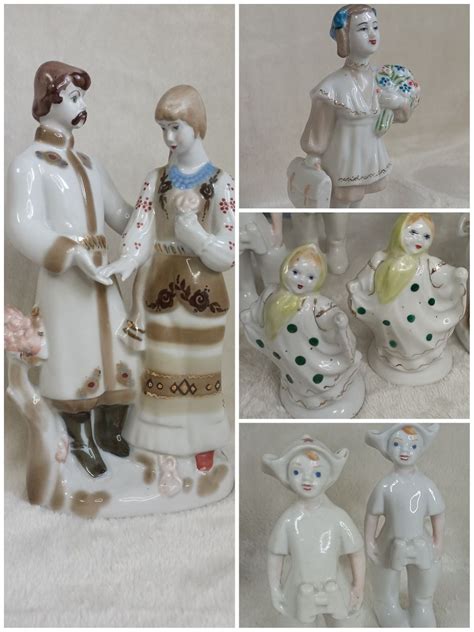 Статуетки фігурки мініатюри фарфор порцеляна вінтаж Полонне Богемія 500 грн