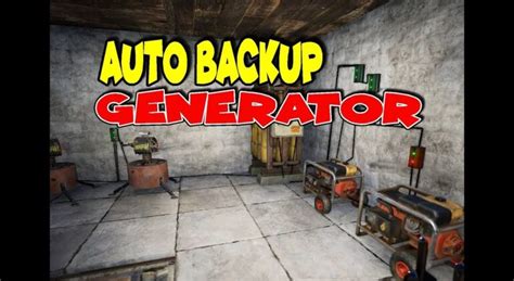 Rust Electricity Tutorial Auto Backup Generator Battery Keep Those Turrets On RUST情報局