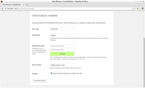 Install And Configure Wordpress 40 Benny On Centos 7 Unixmen