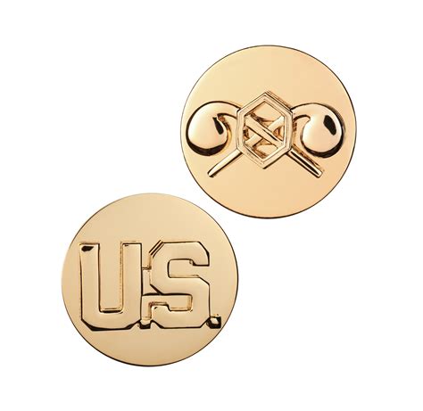 U S Army Enlisted Chemical And U S Sta Brite® Pin On Pair
