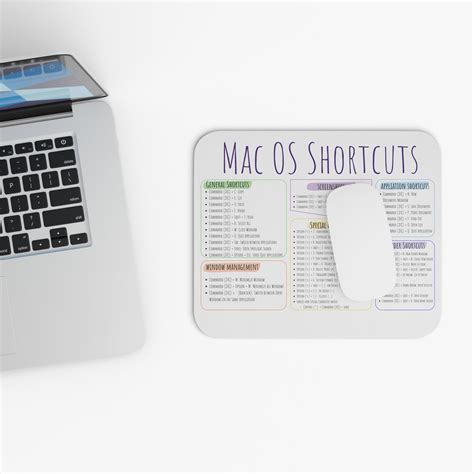 Mac OS Keyboard Shortcuts Mouse Pad Rectangle Version Mac Keyboard
