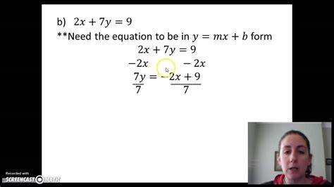 Precalculus Section Linear Equations In Two Variables YouTube