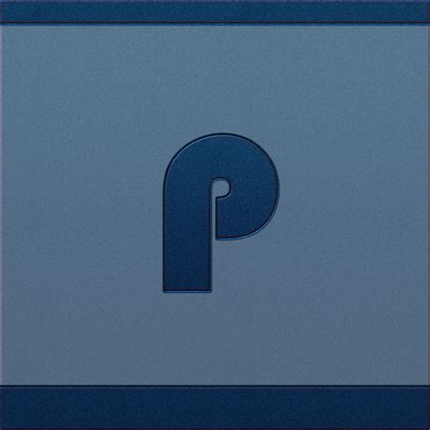 Stylized P Letter On Denim Wallpaper Background Free Download