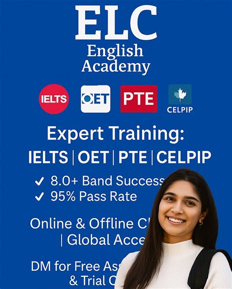 Ielts Oet Celpip Pte Coaching Elc 🎓 Ready To Pass Your Ielts Oet