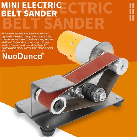 Belt Knife Sharpener 3 In 1 Mini Belt Sander And Bench Grinder Compact