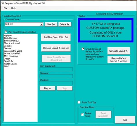 Vx Sequencer Soundfx Creator Tools Loverslab