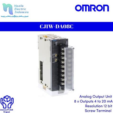 Jual Omron Plc Cj W Da C Analog Output Modul Cj Wda C Original Jakarta Selatan Defranss