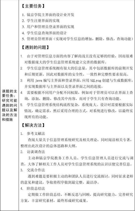 学生成绩管理系统开题报告八篇 范文