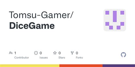 github tomsu gamer dicegame